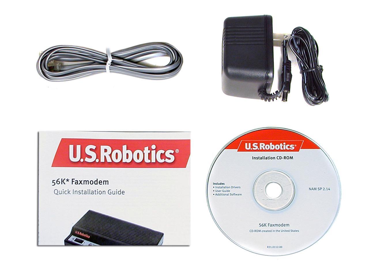 U.S. Robotics USR5686E V.92 External Fax modem - Newegg.com