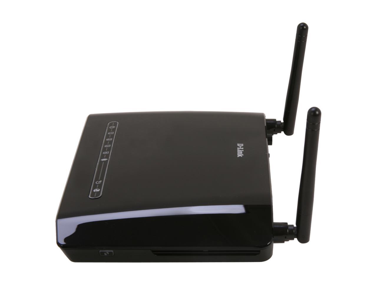 D-Link DSL-2740B ADSL2+ Modem with Wireless N 300 Router 24Mbps ...