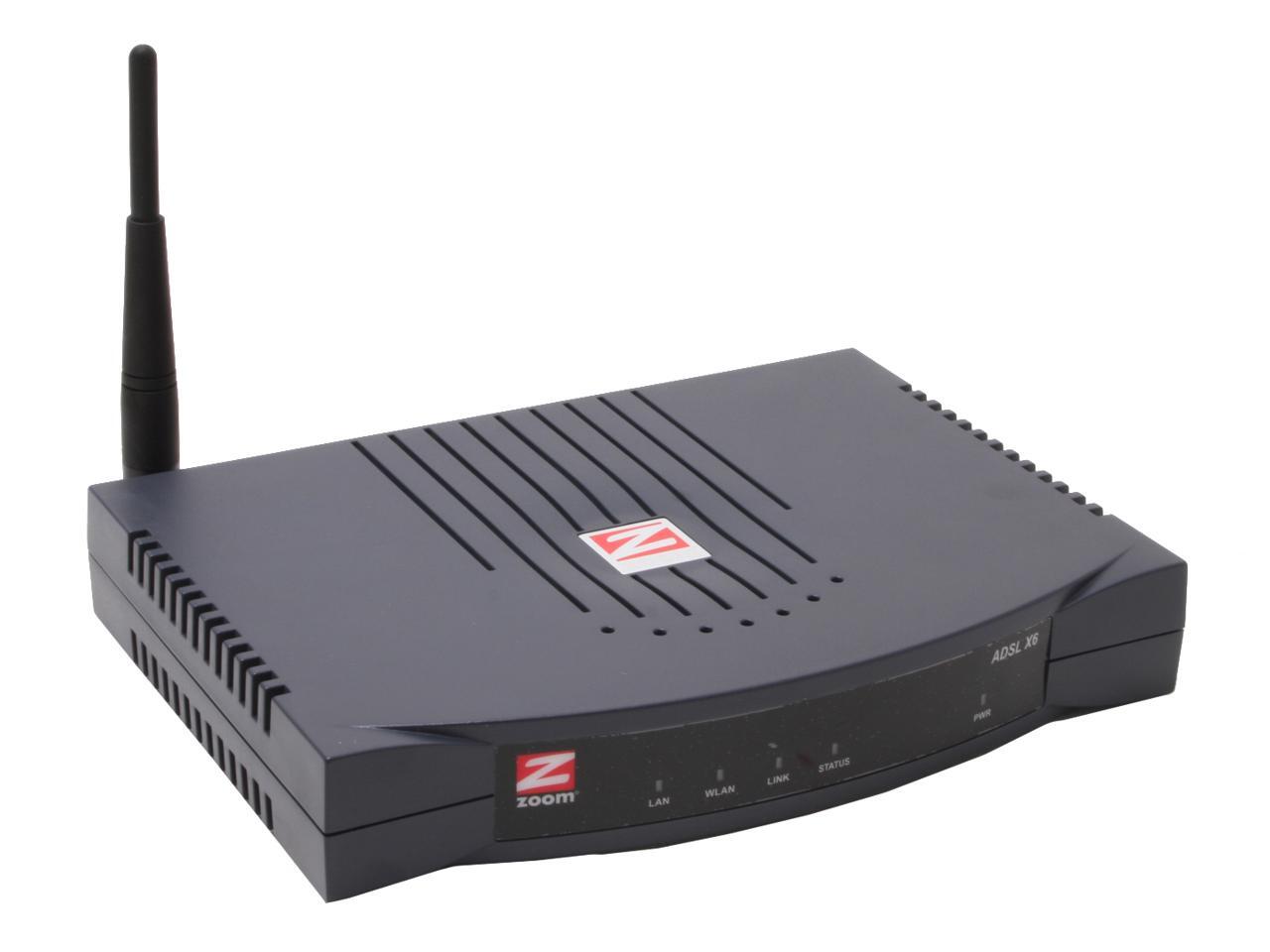 Zoom 5590 X6 ADSL 2/2+Modem+Wireless AP+Router+Firewall+4p Switch ...