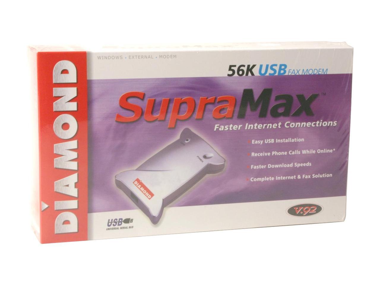 DIAMOND SupraMax SM56USBSL External Modem - Newegg.com