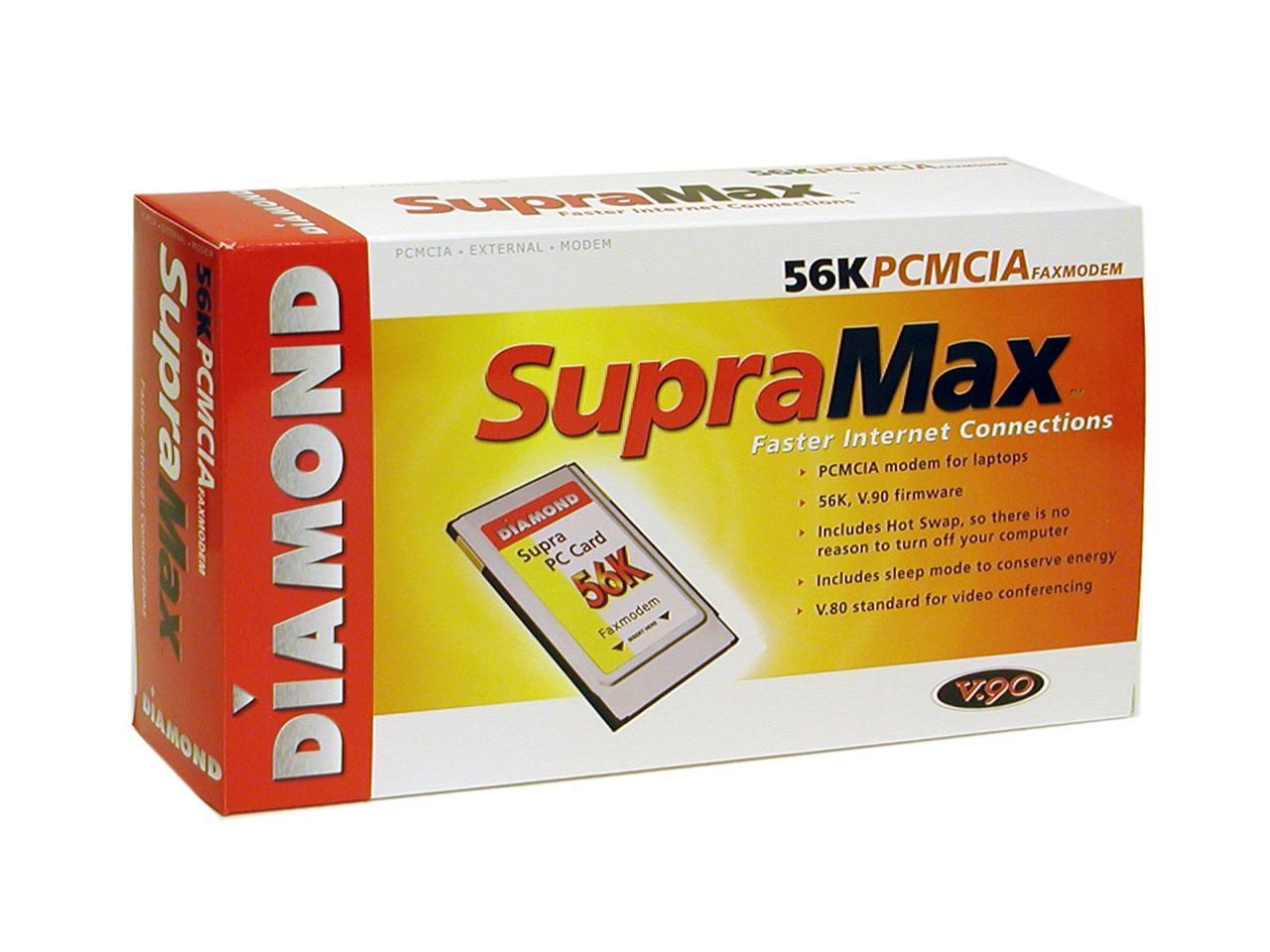 DIAMOND SupraMax SM56PCM PCMCIA 56K Modem - Newegg.com