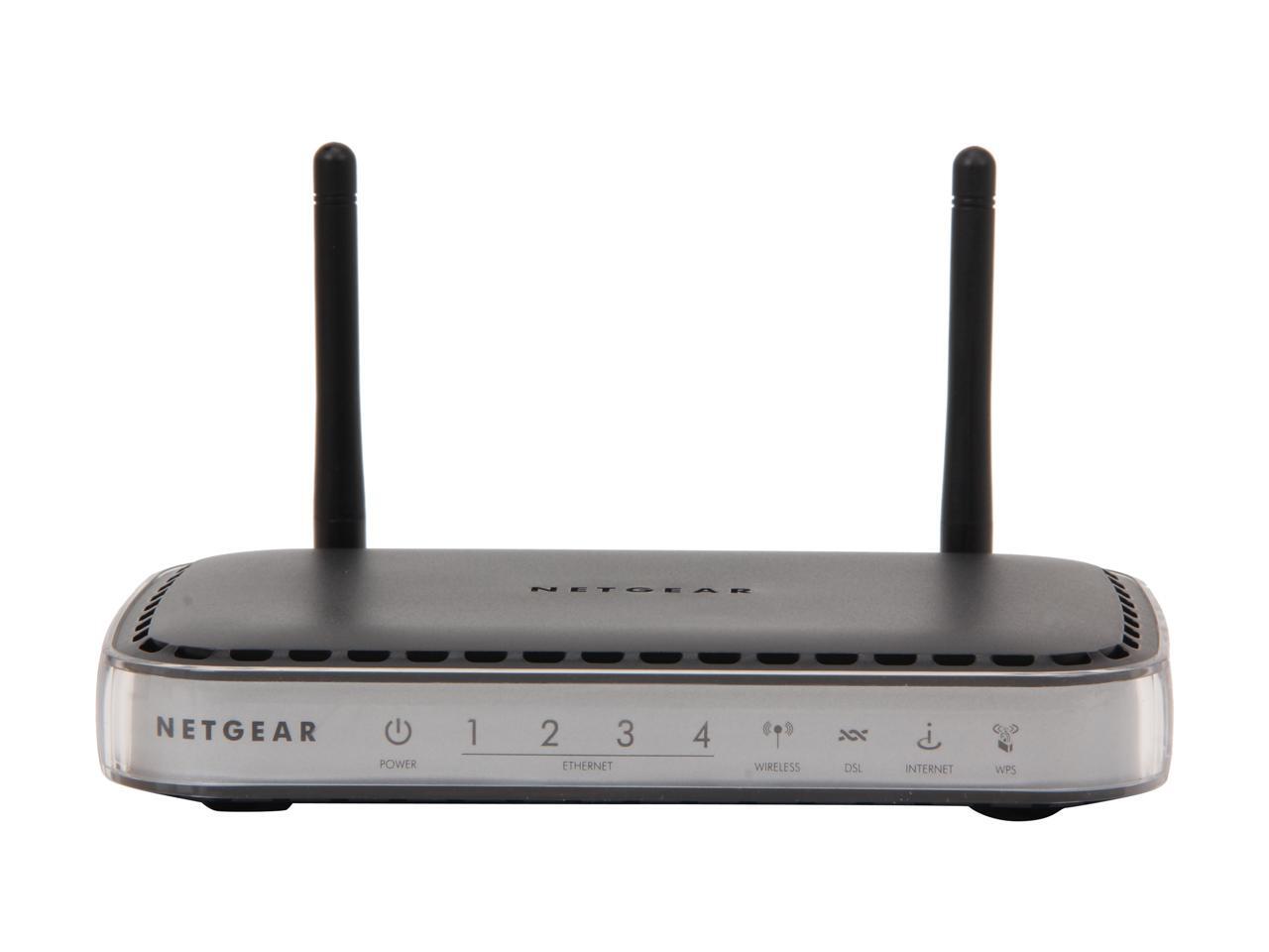 Refurbished: NETGEAR DGN2000-100NAR Wireless-N Router With Built-in DSL ...