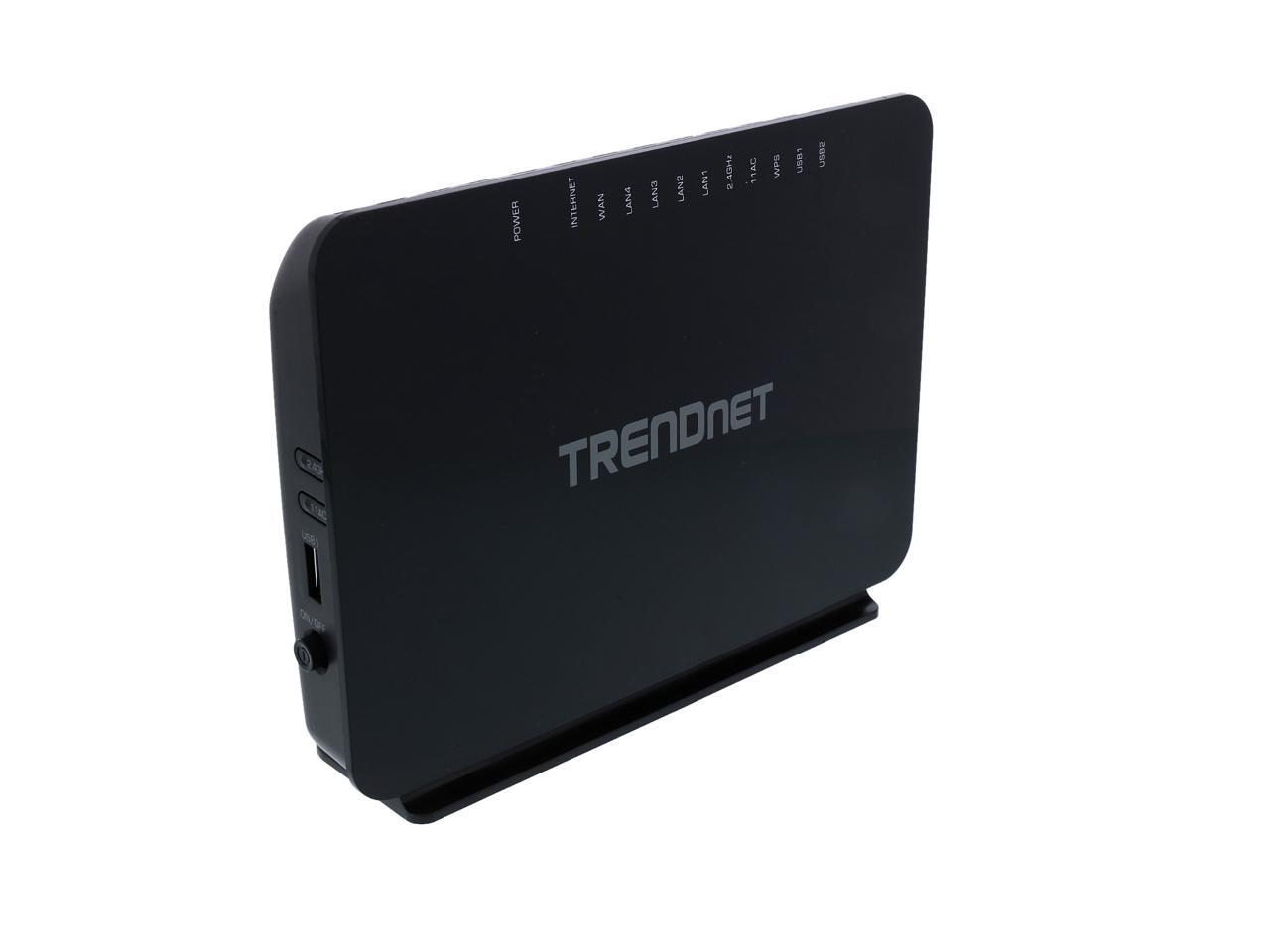 TRENDnet TEW-816DRM AC750 Wireless VDSL2 / ADSL2+ Modem Router - Newegg.com
