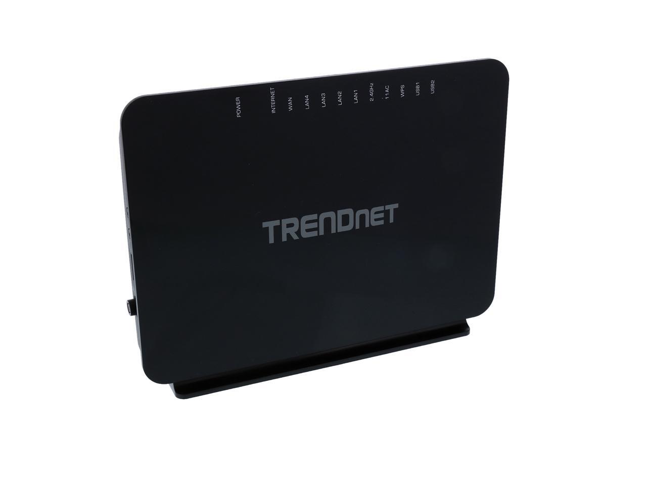 TRENDnet TEW-816DRM AC750 Wireless VDSL2 / ADSL2+ Modem Router - Newegg.com