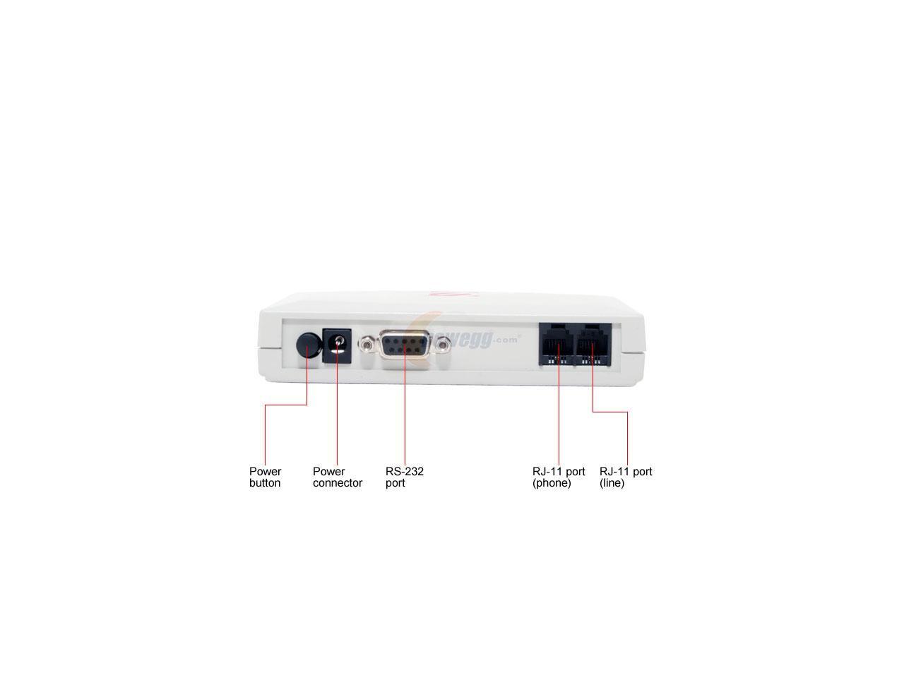 ENCORE ENF656-EV-AGER External Modem (Agere chipset) - Newegg.com