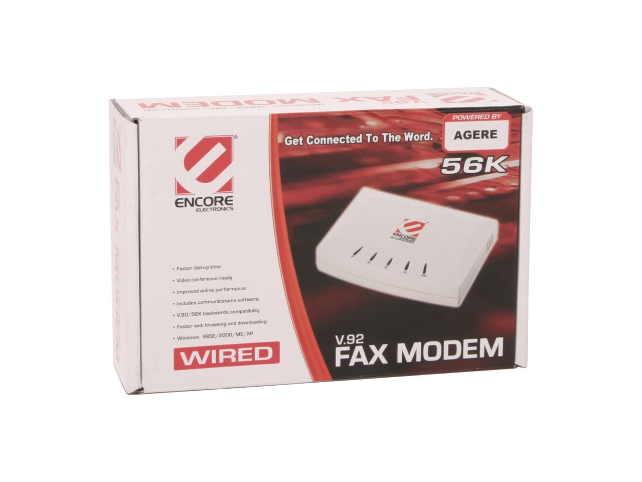 ENCORE ENF656-EV-AGER External Modem (Agere chipset) - Newegg.com