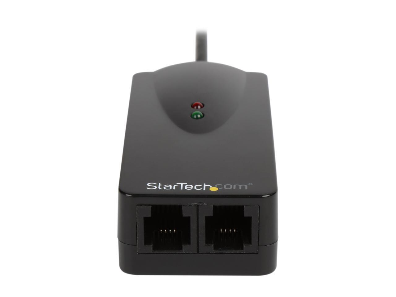 STARTECH USB562KEMH External USB Modem - 2-Port, 56K, Hardware Based ...