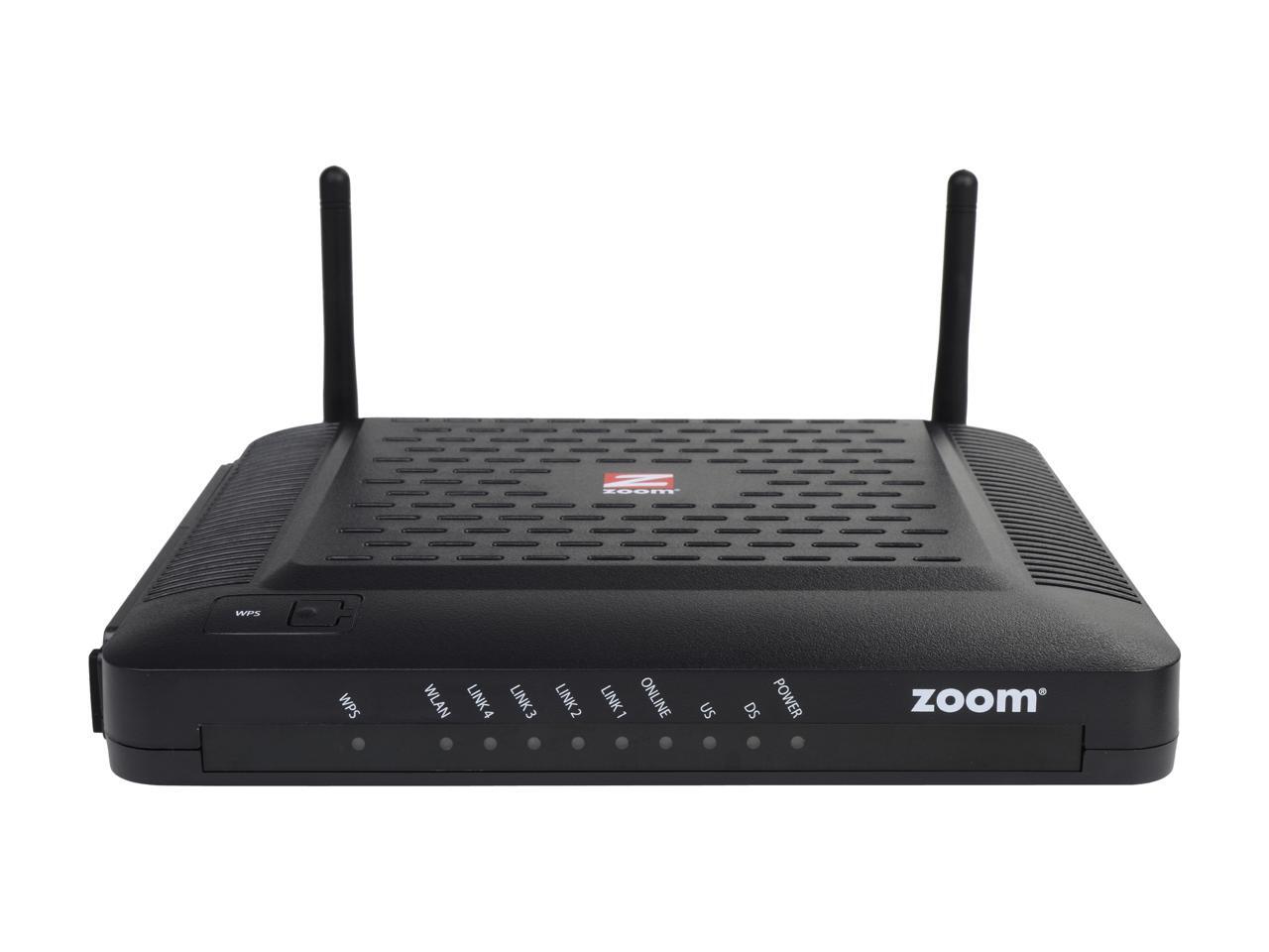 Refurbished: ZOOM 5352-00-00 DOCSIS 3.0 Cable Modem and Wireless-N 300 ...