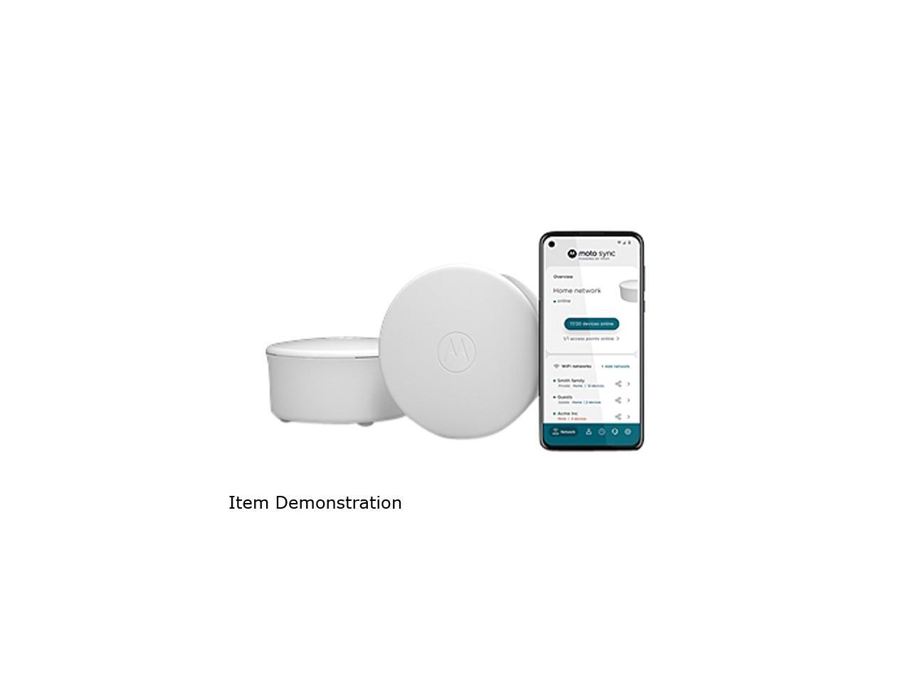 Motorola MH7602 | WiFi 6 Router + Intelligent Mesh System | 2-Pack ...
