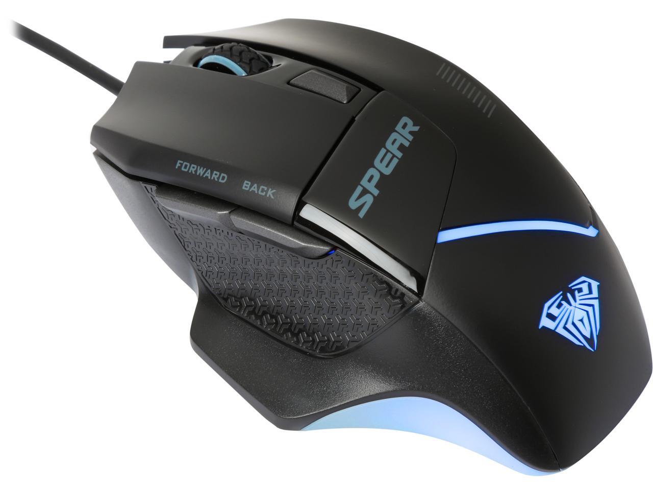 AULA USB Wired Optical Mouse with 6 Keys 3500 dpi - Newegg.com