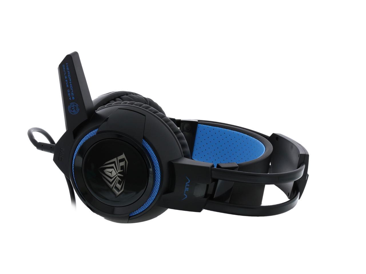 Aula USB Wired Gaming Headset with Logo Light + Vibration Effect ...