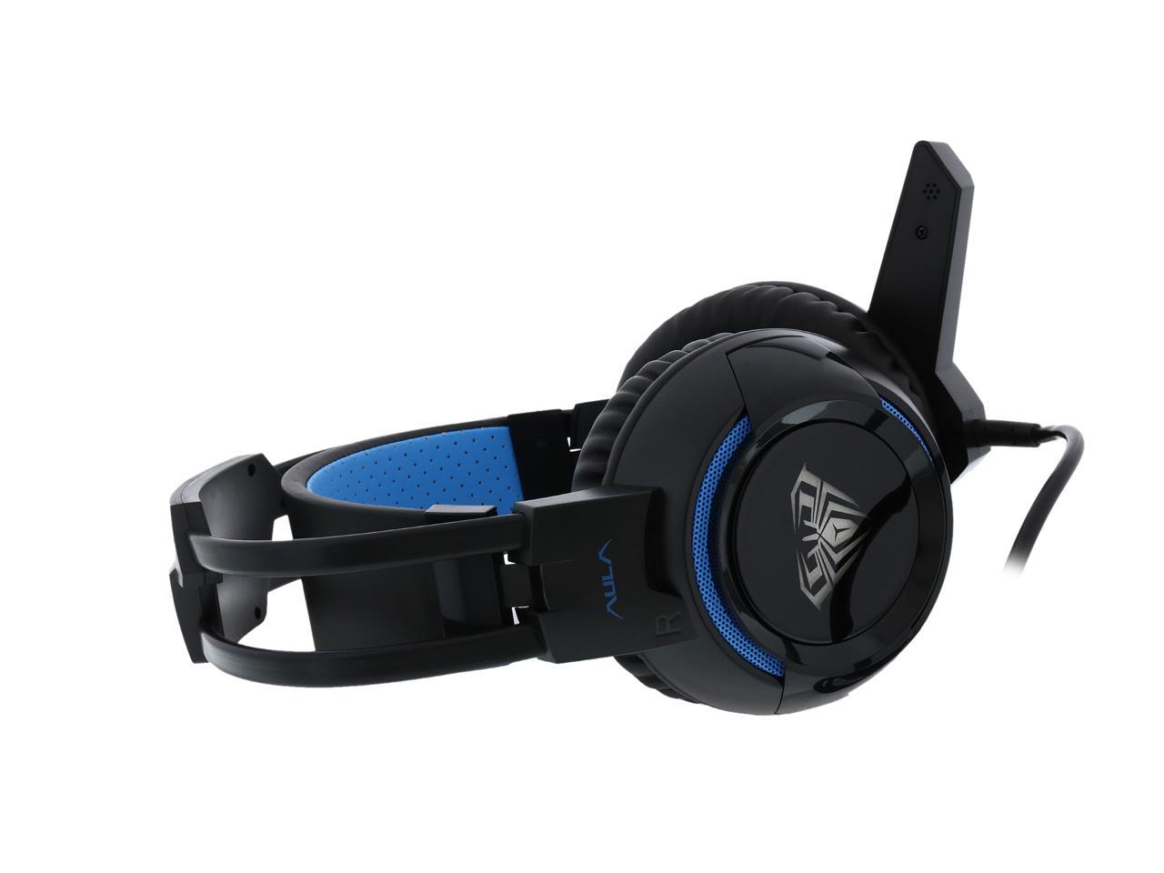 Aula USB Wired Gaming Headset with Logo Light + Vibration Effect ...