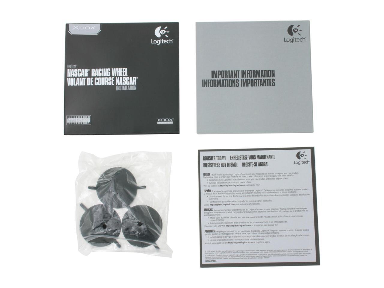 Logitech NASCAR Racing Wheel for XBOX - Newegg.com