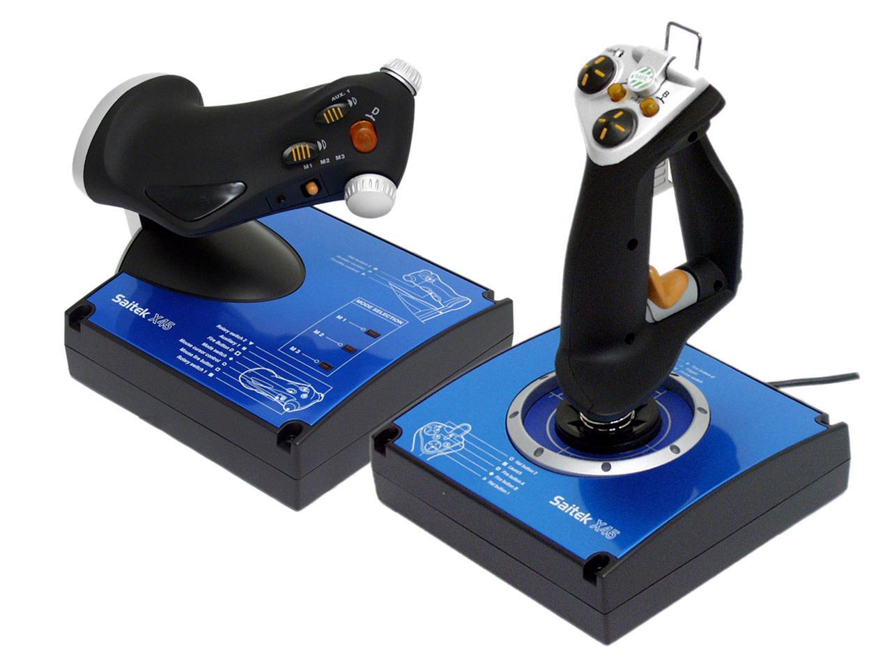 Saitek J24C X45 Flight Control Joystick Newegg