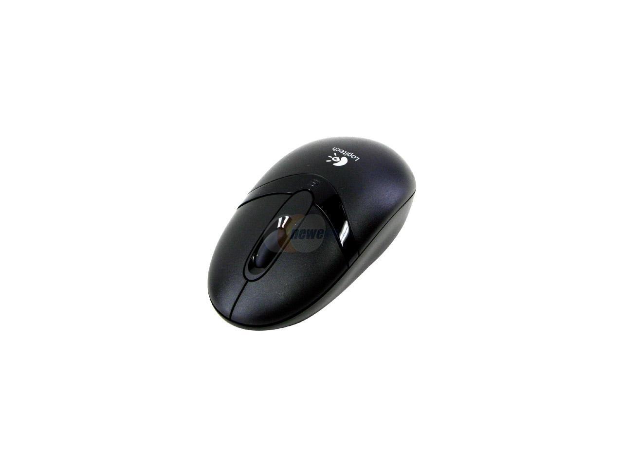 Logitech Cordless Optical Mouse 931156-0403 Black RF Wireless Optical ...