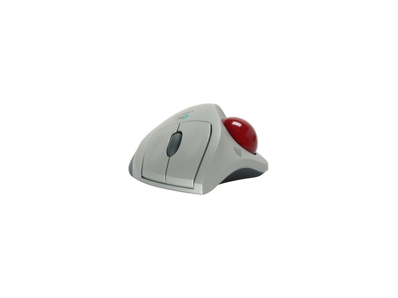 Logitech Silver Cordless TrackMan Wheel Mouse - Newegg.com