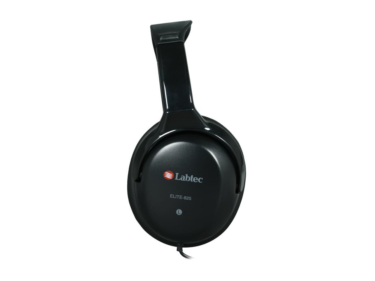Labtec Elite 825B Circumaural Adjustable Headphone - Newegg.com
