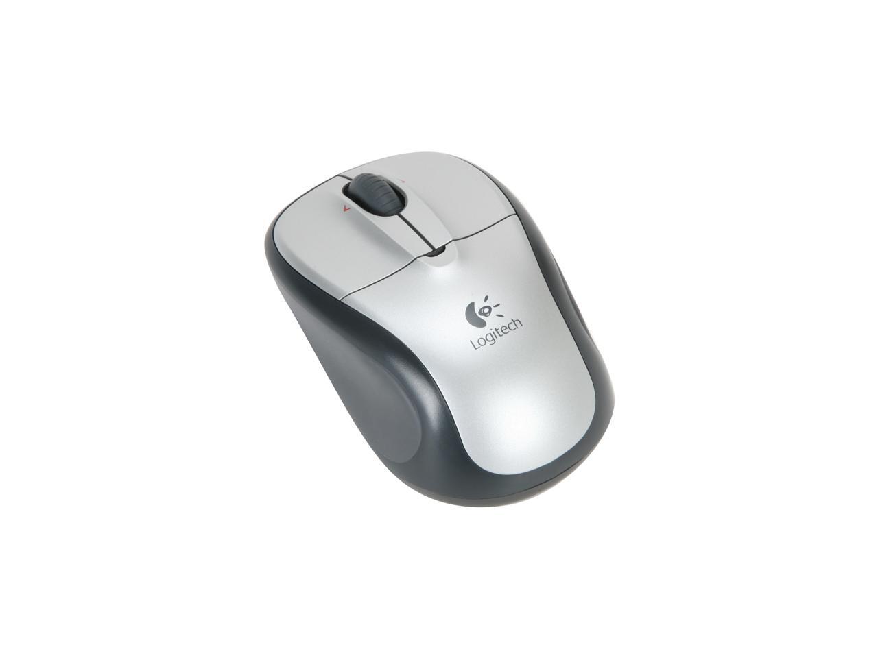 Logitech V220 Silver Cordless Optical Notebook Mouse and 15.4" Notebook ...