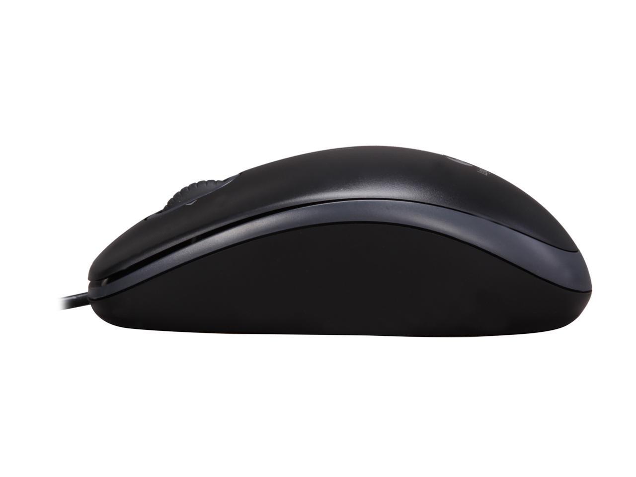 Logitech M110 Black Wired Optical Mouse - Newegg.com