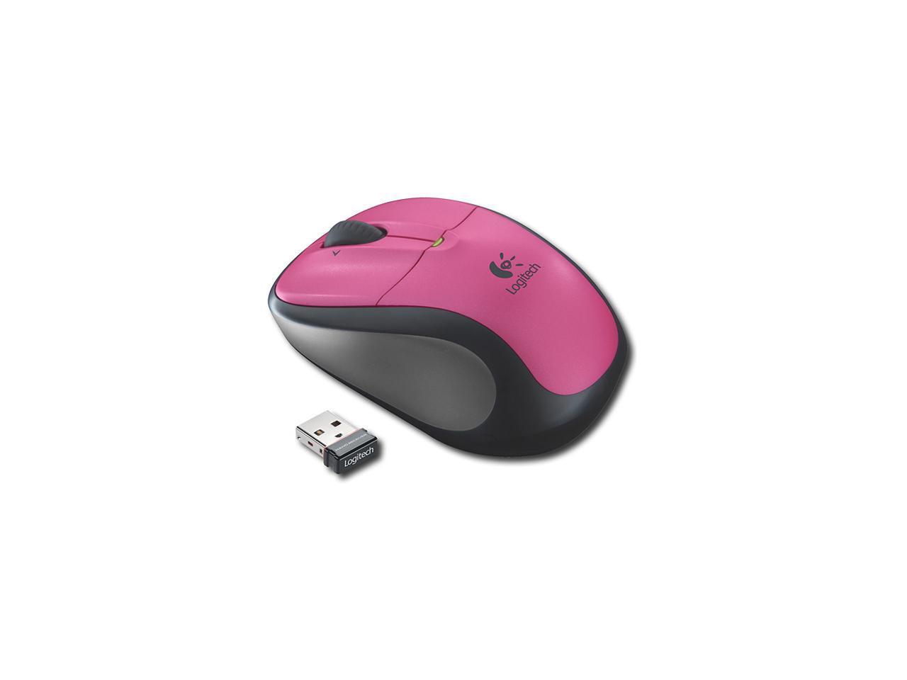 Logitech M305 Pink Wireless Optical Mouse - Newegg.com