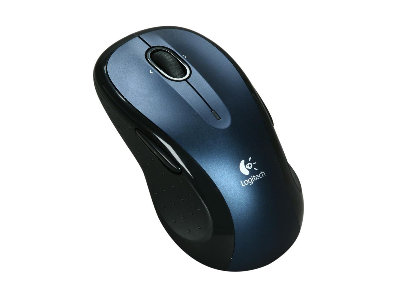 Refurbished: Logitech LX8 Black/Blue Cordless Laser Mouse - Newegg.com