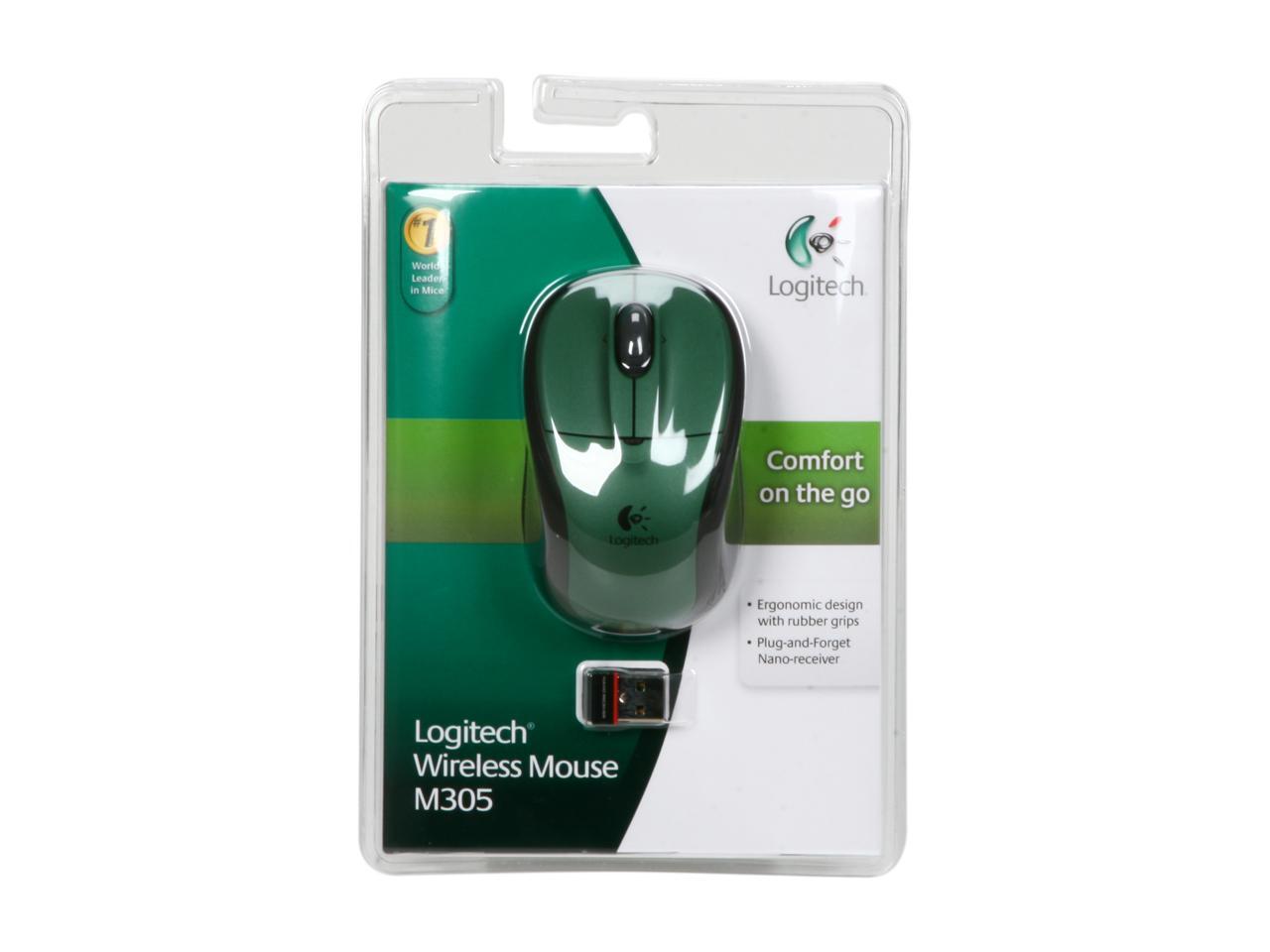 Logitech M305 Forest Green RF Wireless Mouse - Newegg.com