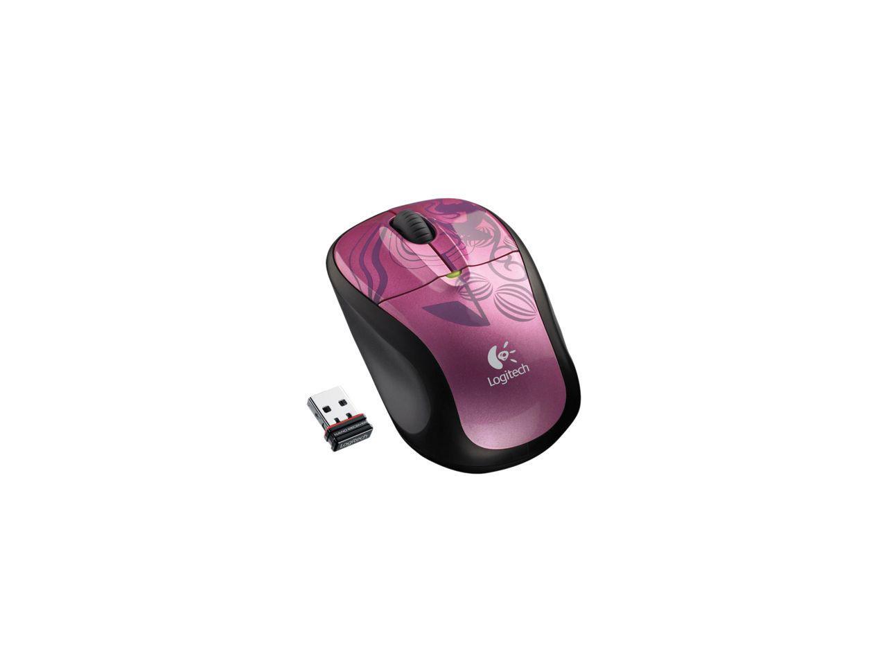 Logitech Wireless Mouse M305 Pink Balance RF Wireless Optical Mouse ...
