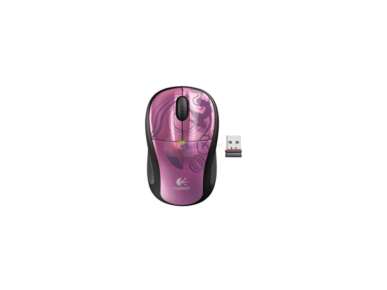Logitech Wireless Mouse M305 Pink Balance RF Wireless Optical Mouse ...