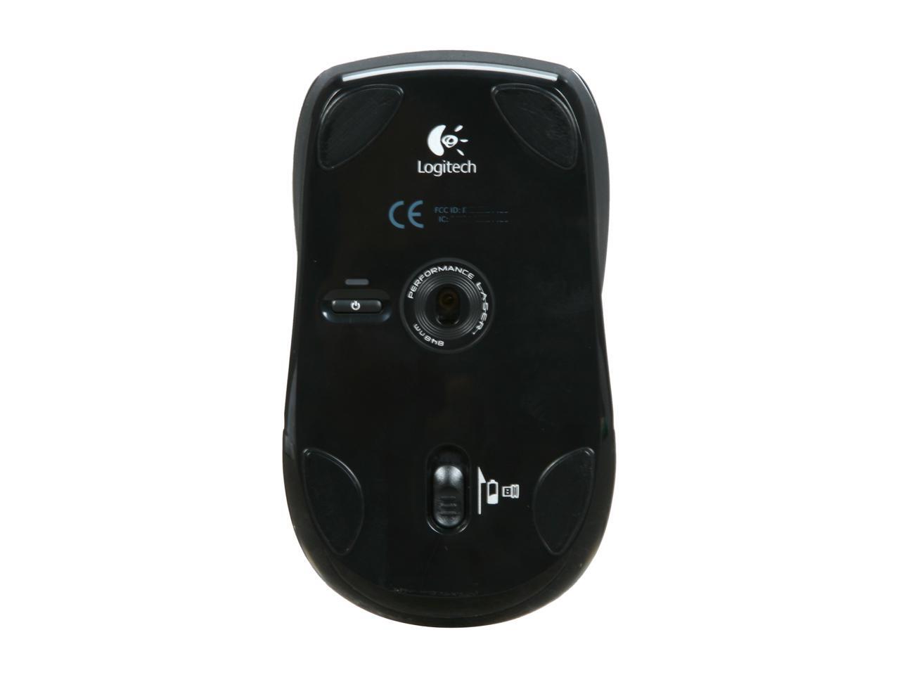 Refurbished: Logitech V450 Nano Red Cordless Laser Mouse for Notebooks ...