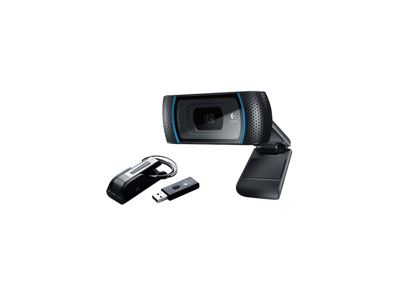 Logitech 991-000050 Mobile Pack Bundle #2 B910 HD Webcam & BH870 ...