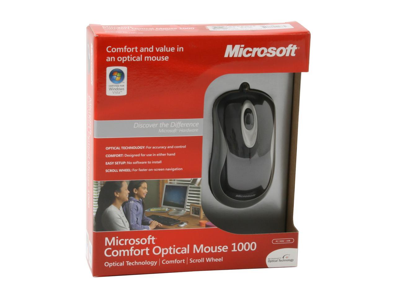 Microsoft Comfort Optical Mouse 1000 - Newegg.com