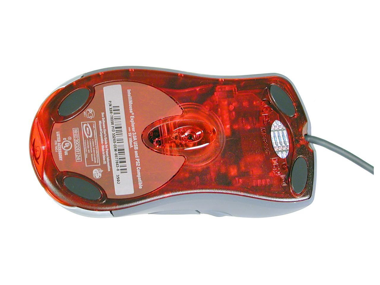 Microsoft Intelli-Mouse Explorer 3.0a B75-00083 Silver Optical Mouse ...