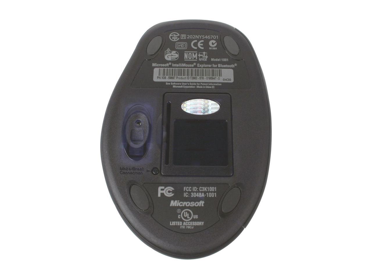 Microsoft IntelliMouse Explorer for Bluetooth M60-00006 Blue Bluetooth ...