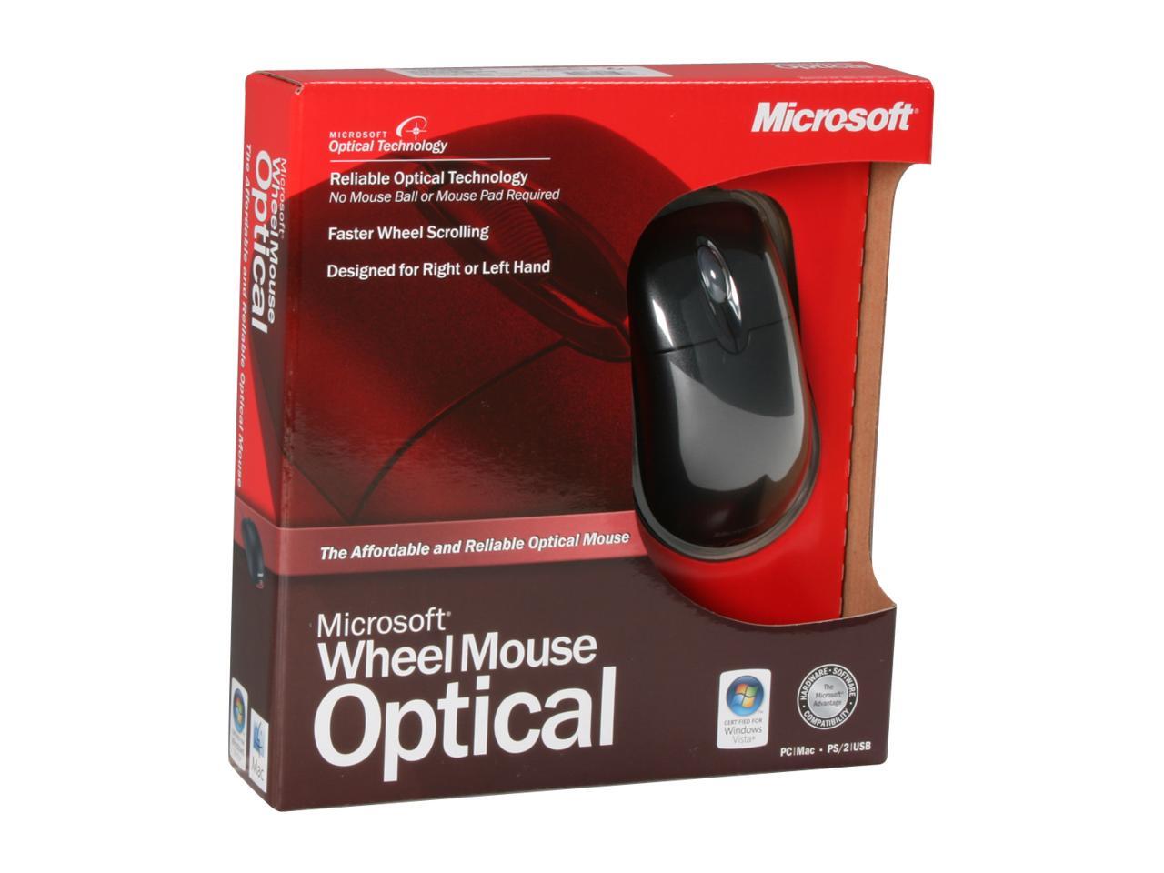 Microsoft Wheel Mouse Optical - Black - Newegg.com