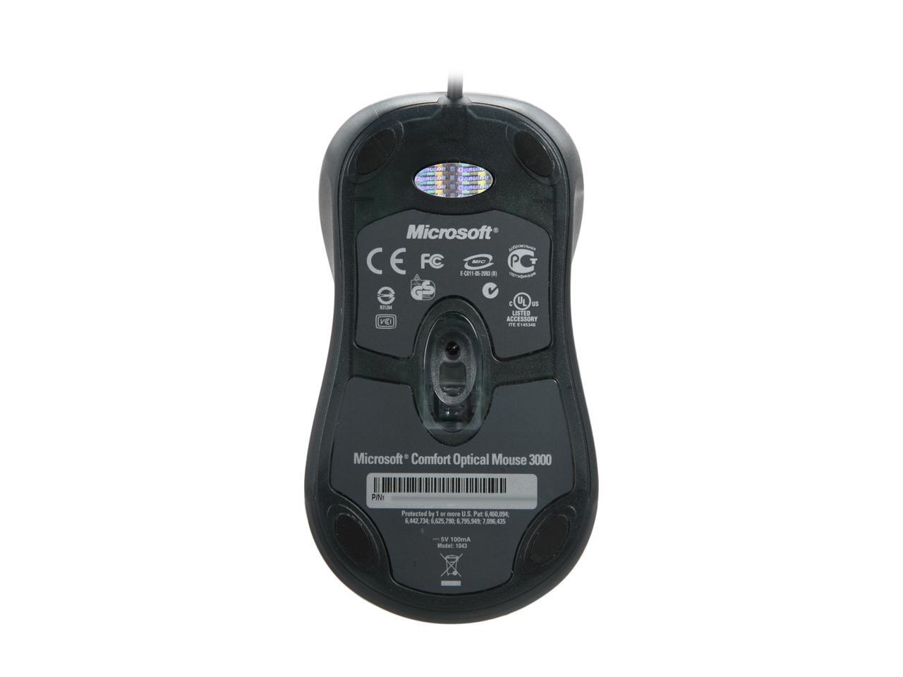 Microsoft Comfort Optical Mouse 3000 - Newegg.com