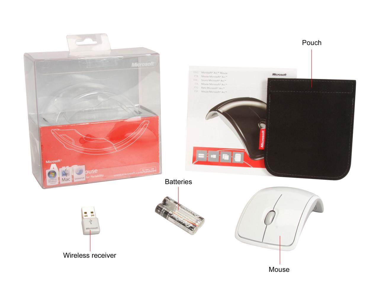 Microsoft Arc Mouse - White - Newegg.com