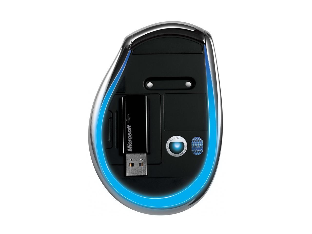 Microsoft Explorer Mouse 5AA-00003 Black 2.4 GHz Wireless BlueTrack ...