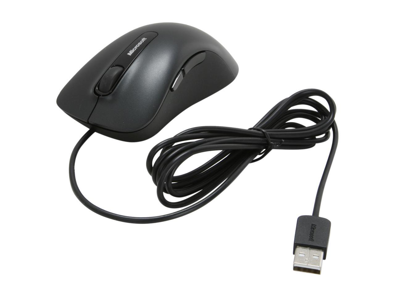 Microsoft Comfort Mouse 6000 S7J-00001 Black Wired BlueTrack Mouse ...