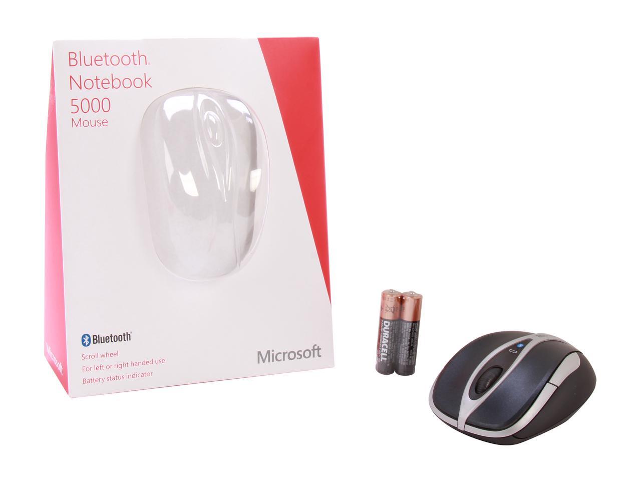 Microsoft L2 Notebook Mouse 5000 69R-00025 Black/Grey Bluetooth ...