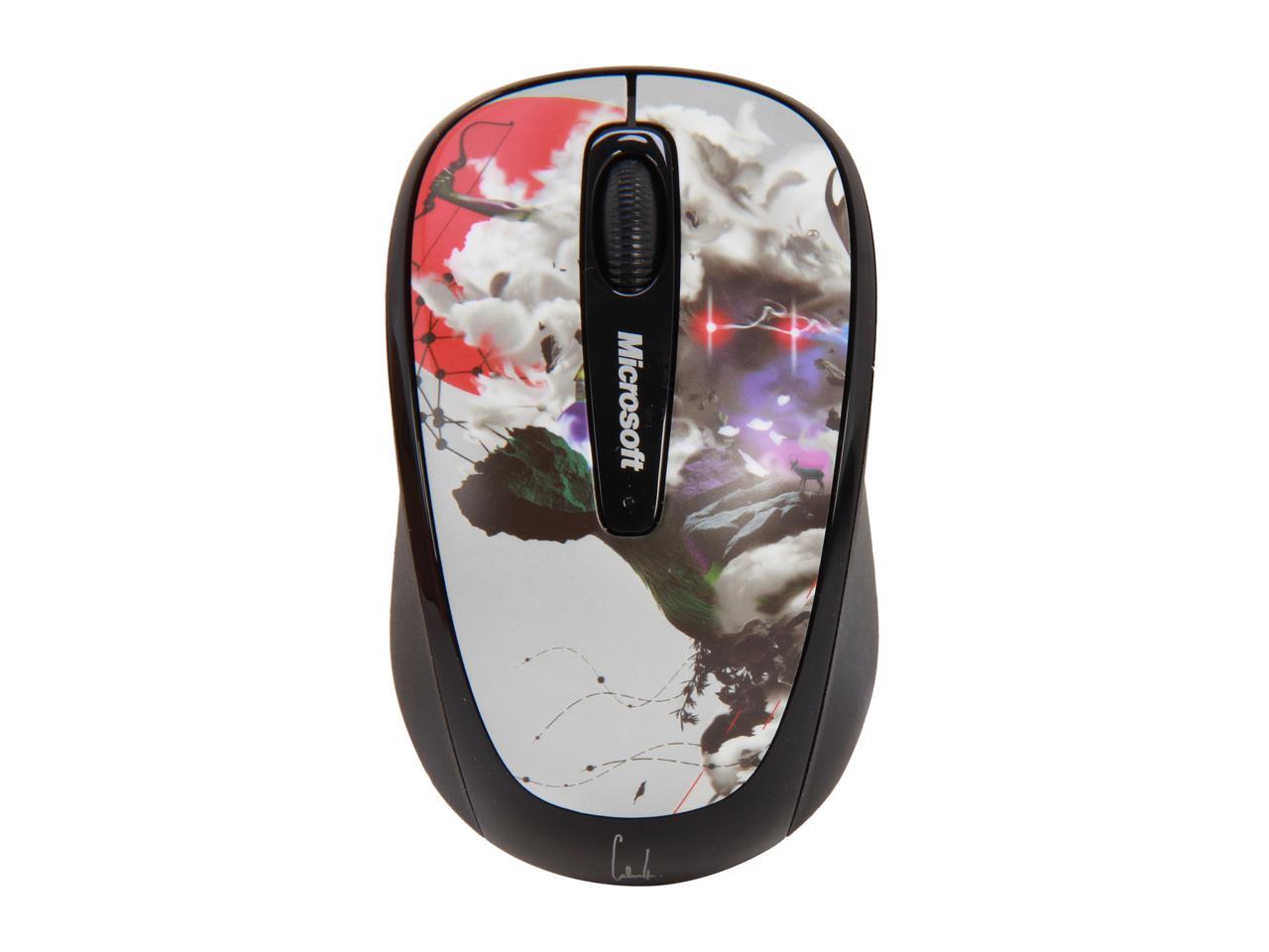 Microsoft L2 Mobile Mouse 3500 Artist Ho GMF-00253 RF Wireless ...
