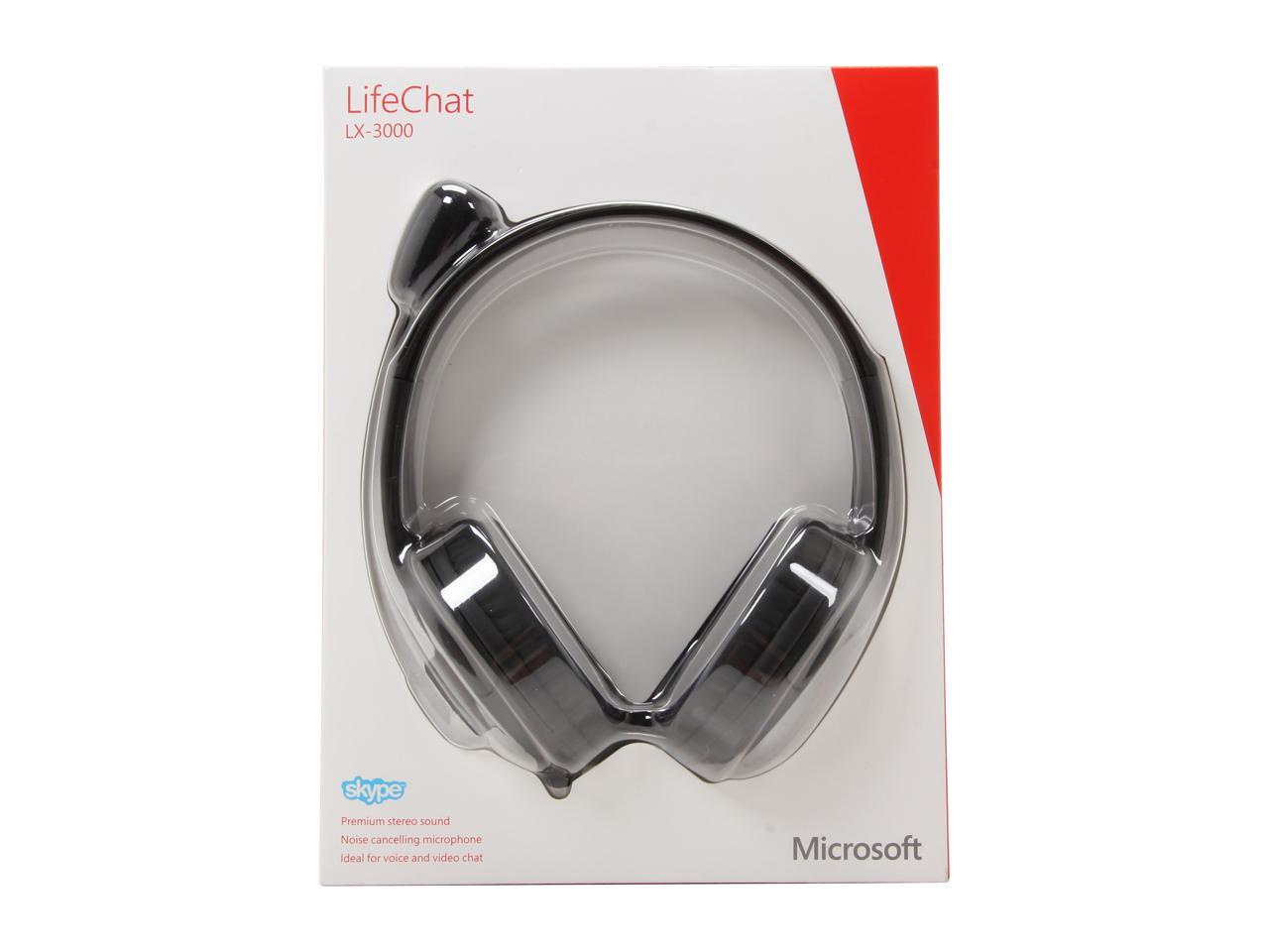 Microsoft L2 LifeChat LX-3000 Circumaural Headset - Newegg.com