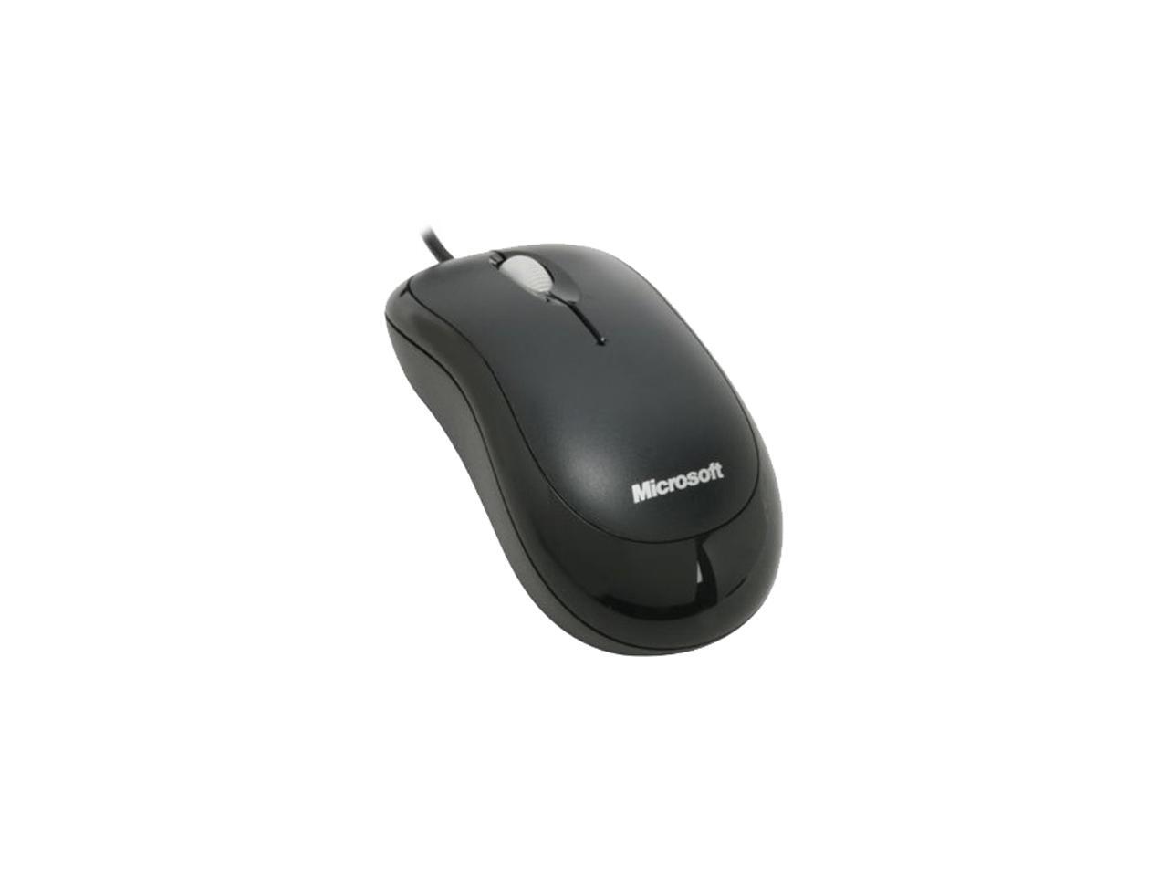 Microsoft P58-00057 Black Wired Optical Mouse - Newegg.com
