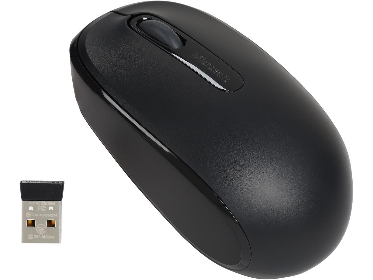 Microsoft Wireless Mobile Mouse 1850 for Business, Black (7MM-00001 ...