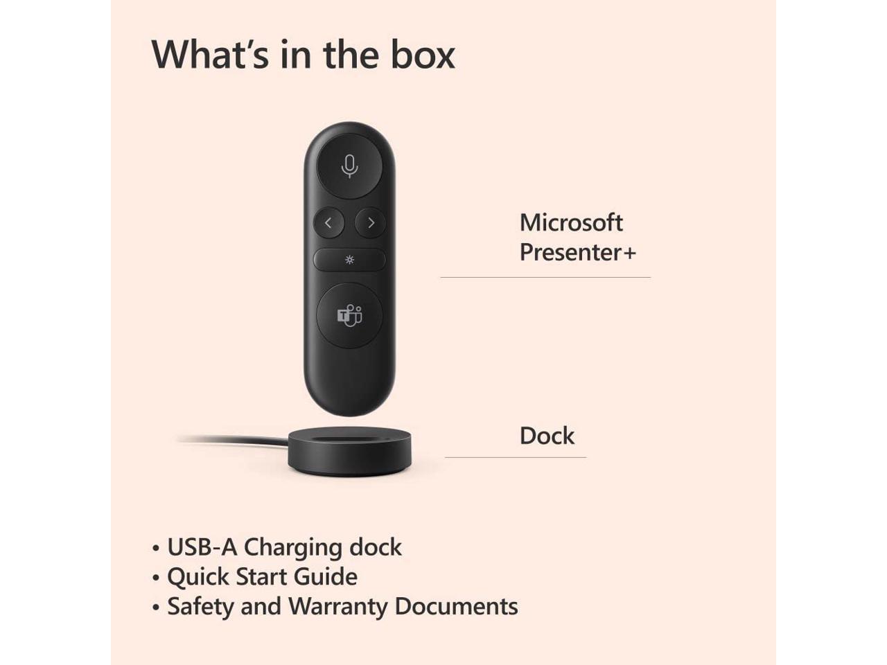 Microsoft Presenter+ Presentation Devices, black, IX7-00001 - Newegg.com