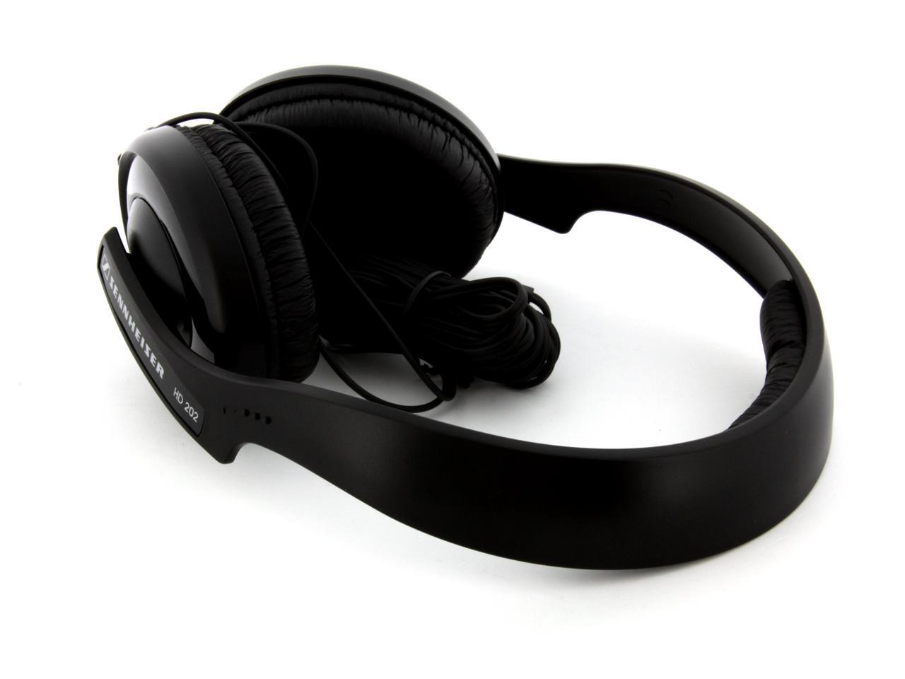 Sennheiser HD 202 II Over-Ear DJ Headphones - Newegg.com
