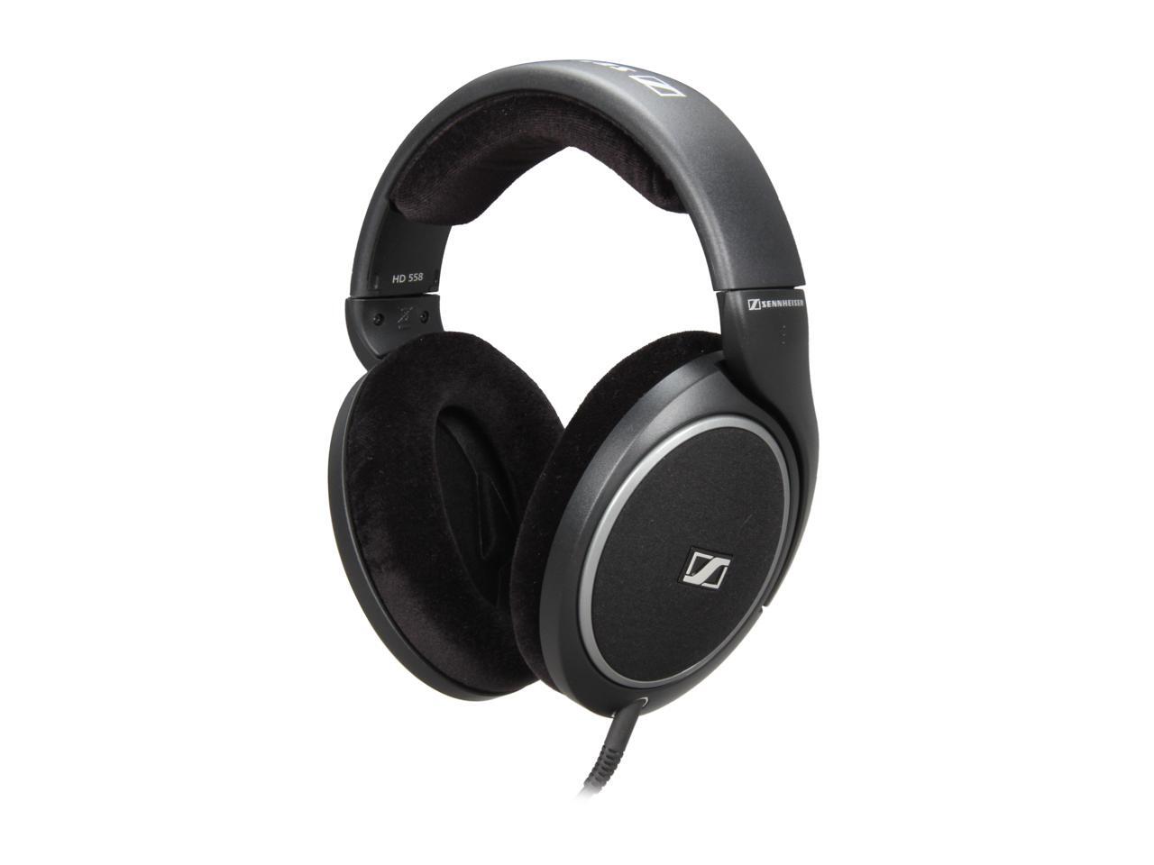 Sennheiser Black HD 558 Around Ear Acoustic Headphone - Newegg.com