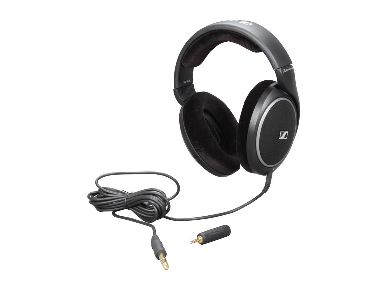 Sennheiser Black HD 558 Around Ear Acoustic Headphone - Newegg.com