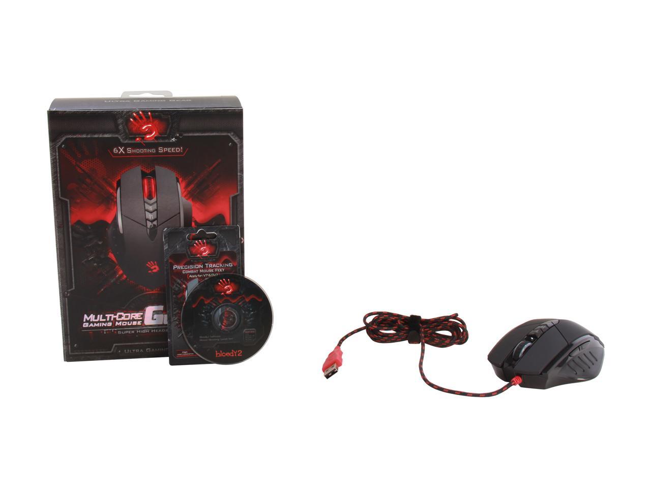 A4Tech v7 Black Wired Optical Gaming Mouse - Newegg.com