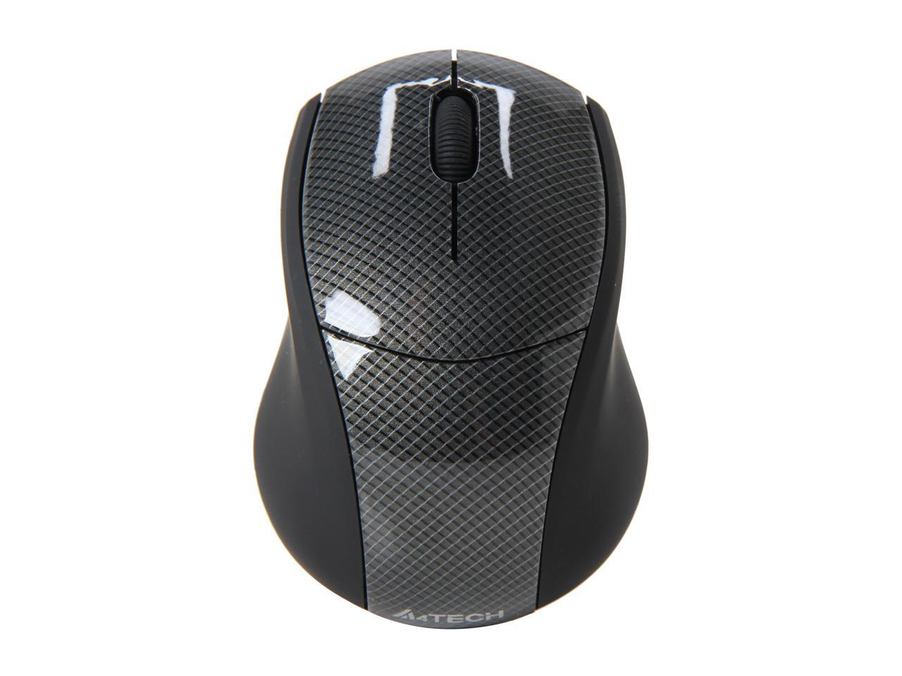 A4Tech G7-100-D Carbon RF Wireless Optical PPO Zero Delay Mouse ...