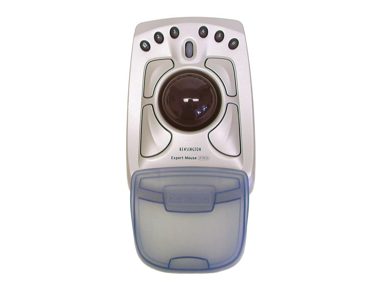 Kensington Expert Mouse Pro Trackball Wireless 64245 Silver Trackball ...